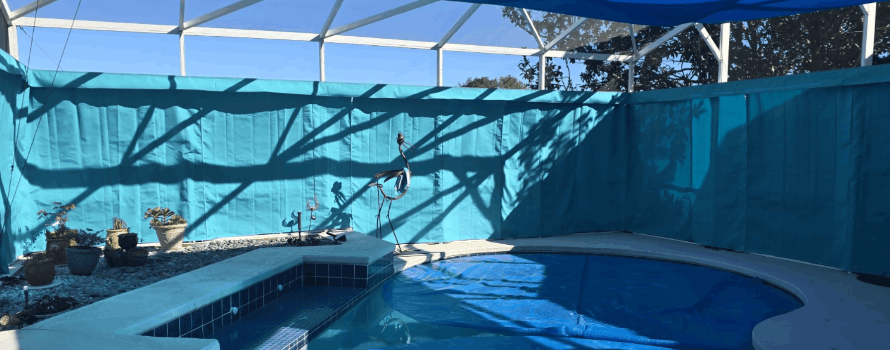 Florida Pool Curtains | 407-421-9936 | Custom Outdoor Shades